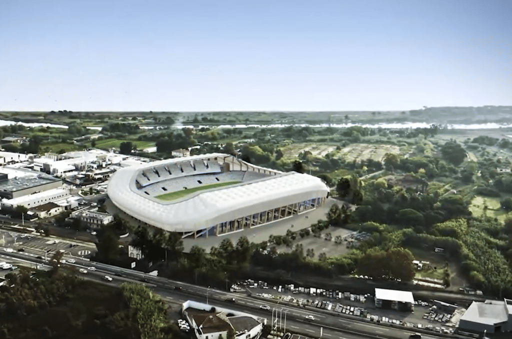 Bastia - Les premières images du projet de modernisation du stade Armand-Cesari - MaLigue2